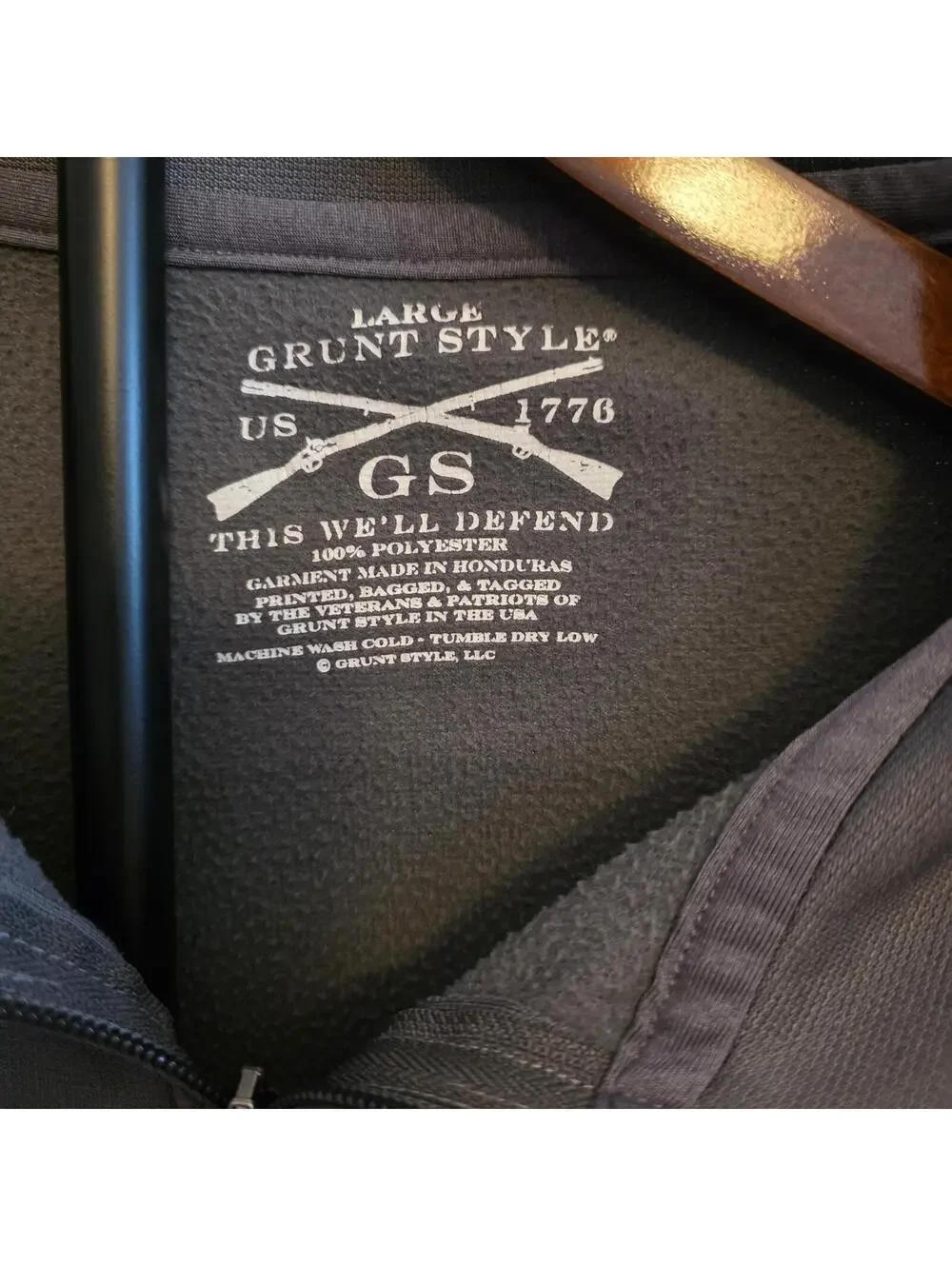 Grunt Style | Shirts | Grunt Style 776 Zip Pullover Sweatshirt Mens L ...